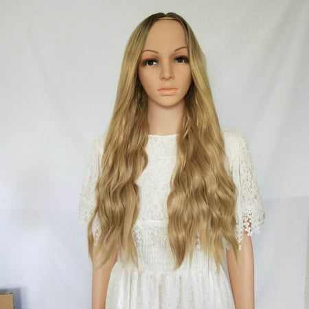 AI-Beauty Natural Lifelike High Temperature Fiber Wigs Gradation Color ...