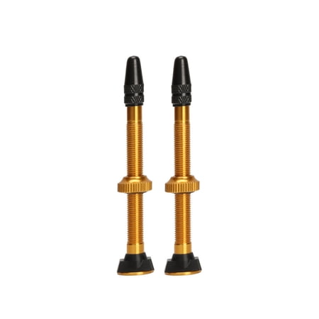 2 Pieces 60mm Tubeless Tire Straight Valve Mountain Road Bicycle Stem ...