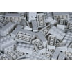IMEX 2x4 Stud Light Gray Interlocking Building Bricks 100 Pieces ...