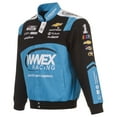 Men's JH Design Black Ross Chastain WWEX Twill Uniform Full-Snap Jacket ...