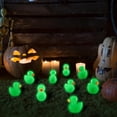 80 count Luminous Halloween Mini Skeleton Duck Spooky Skeleton Duck ...