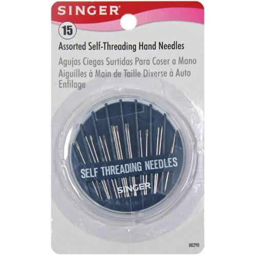 Singer 290 Self-Threaded Hand Needle Compact-Assorted 15-Pkg - Walmart.com