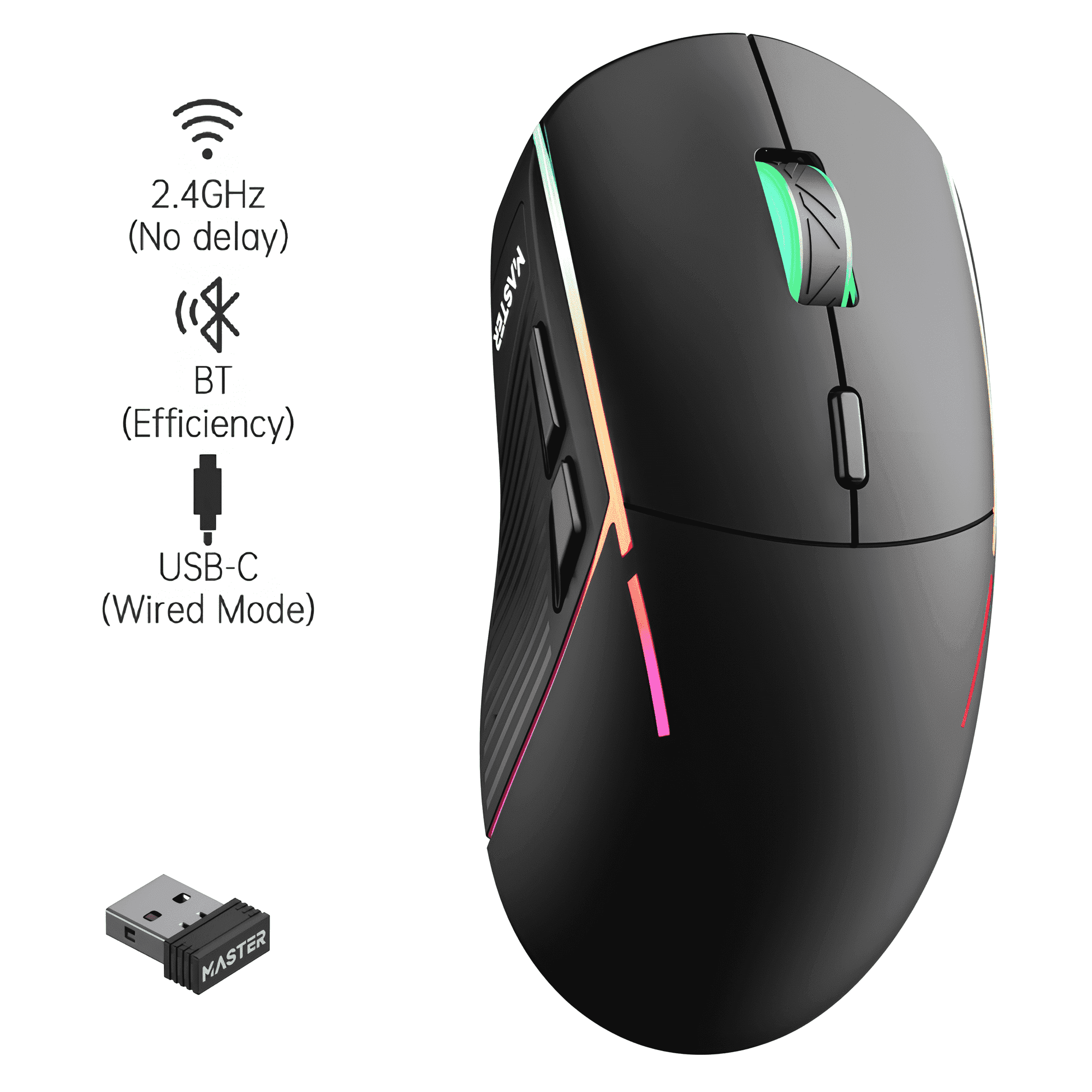 Click here for Ffn Wireless Gaming Mouse colorful 9 Backlight 160... prices