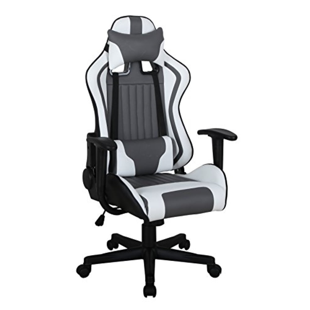 Viscologic Speedx Ergonomic Gaming Chair With Footrest White And Black ...