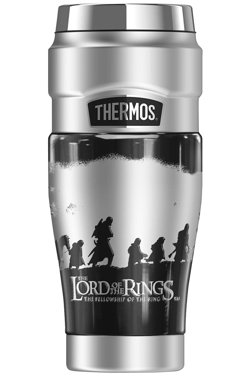 The Lord of The Rings Metallic Fellowship Silhouette THERMOS STAINLESS ...