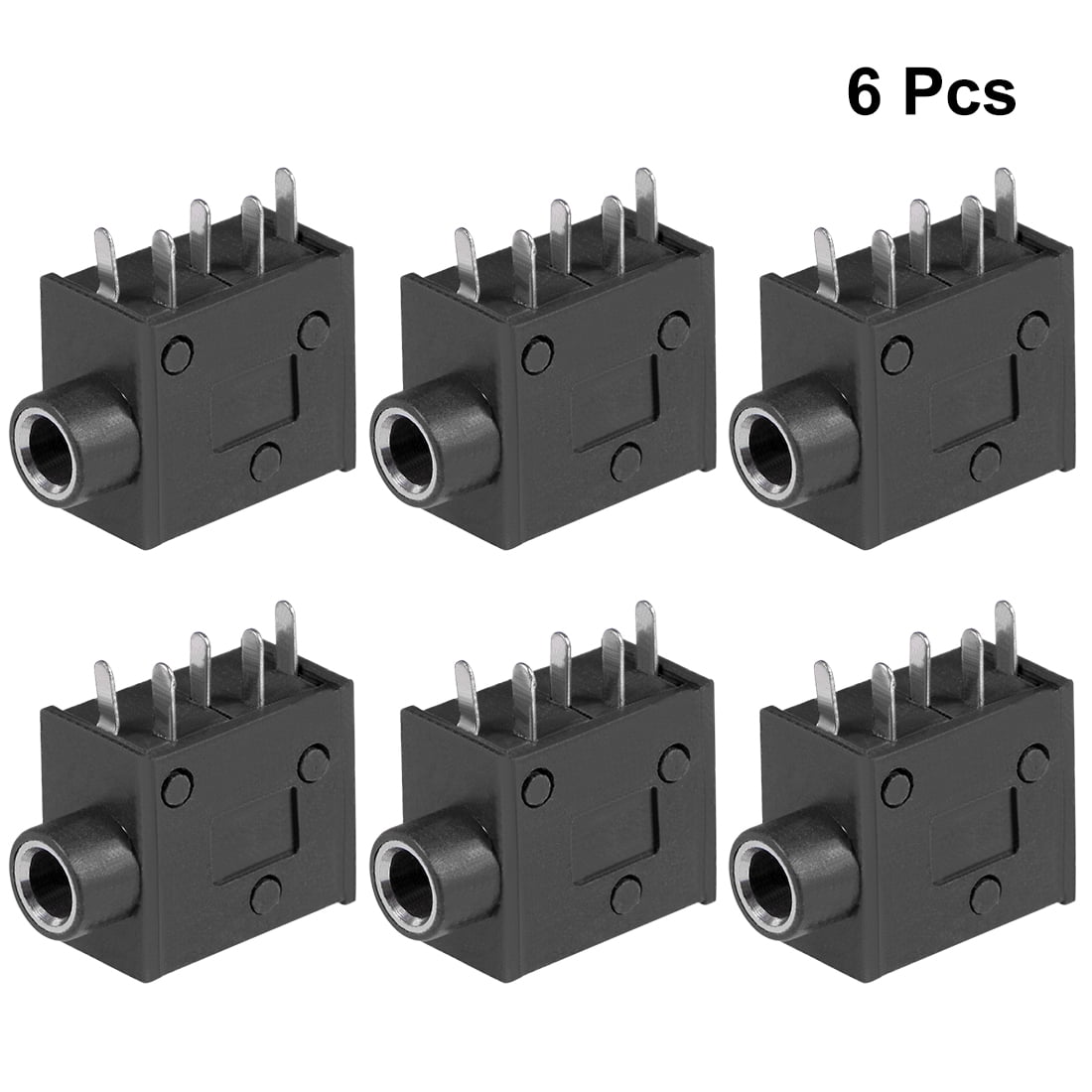 3.5mm Audio Jack Video Glasses Uxcell PCB Mount 2.5mm 3 Pin Socket ...