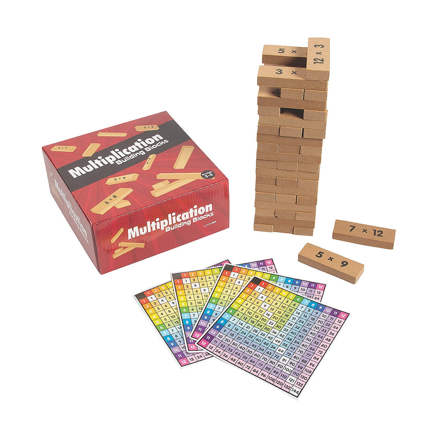 Multiplication Building Blocks - Educational - 1 Piece - Walmart.com