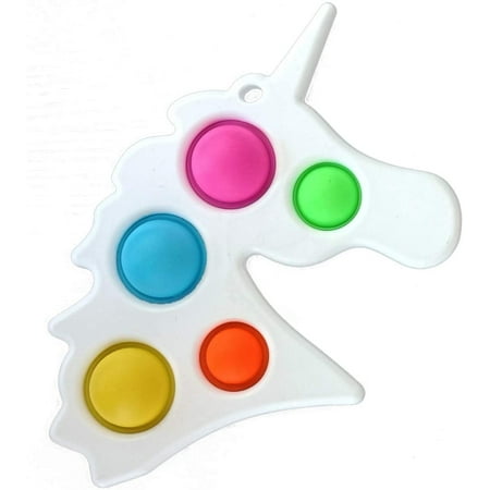 Simple Dimple Unicorn Fidget Toy, Simple Dimple Fidget Popper Stress ...