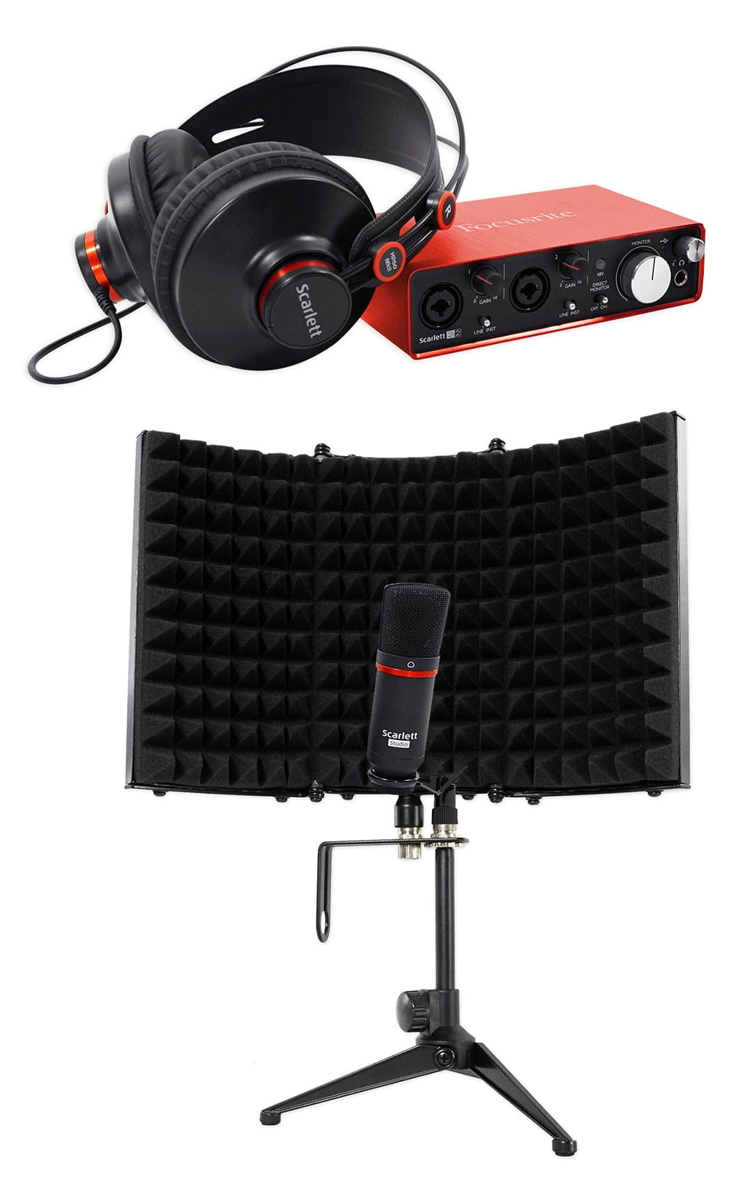 Focusrite SCARLETT STUDIO 2i2 2nd Gen 192kHz USB 2.0 Audio Interface ...