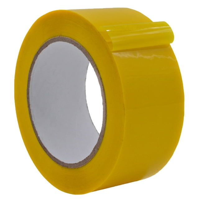 WOD Tape Packaging Tape Yellow 2 in. x 55 yd. Acrylic Adhesive ...