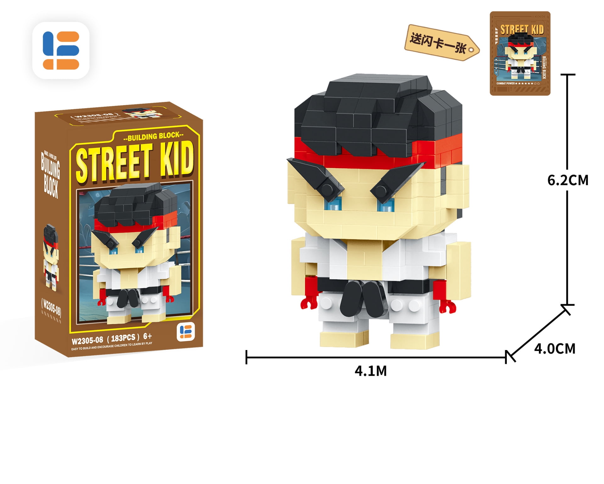 Anime Lego Street Fighter juego de lucha acción bloques de construcción ...