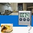 Stainless Steel Digital Kitchen Timer Professional Minute Second Count