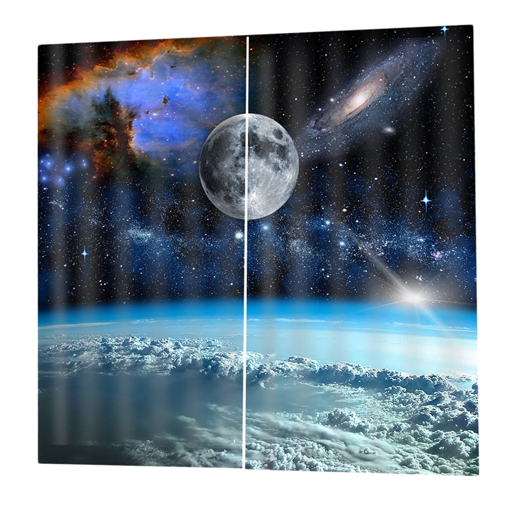 Click here for Lipstore 2pcs/Panels Mysterious Space Image Printi... prices