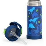 Thermos Stainless Steel Funtainer Water Bottle with Straw, Dinosaur, 14 oz - Walmart.com