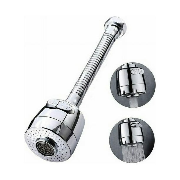 Faucet Aerator 360 Degree Rotating Kitchen Faucet Head 2 Modes ...