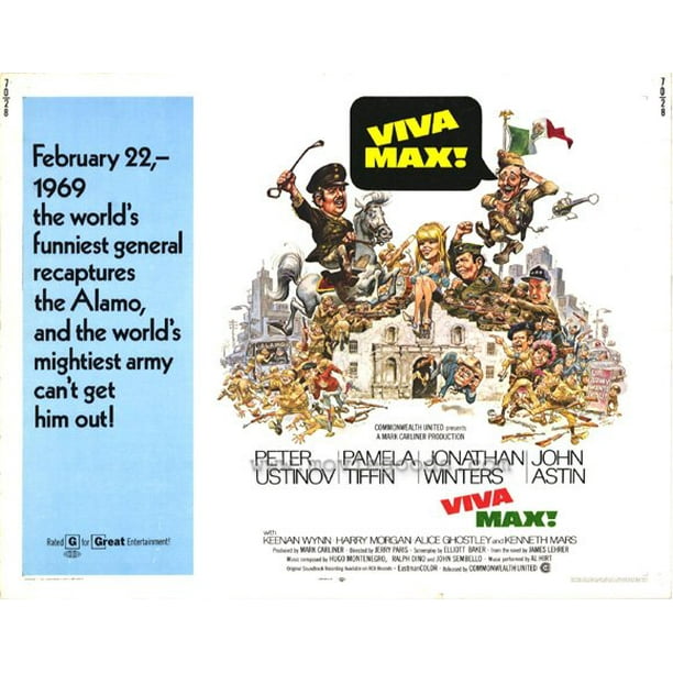 Viva Max - movie POSTER (Style A) (11" x 14") (1970) - Walmart.com ...