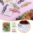 LARUYEKO Music Colorful Metal Paper Clips Metal Style Supplies Cute ...