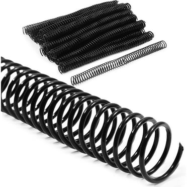 TruBind 10mm (3/8 in.) Spiral Binding Coils for Reports, Presentations ...