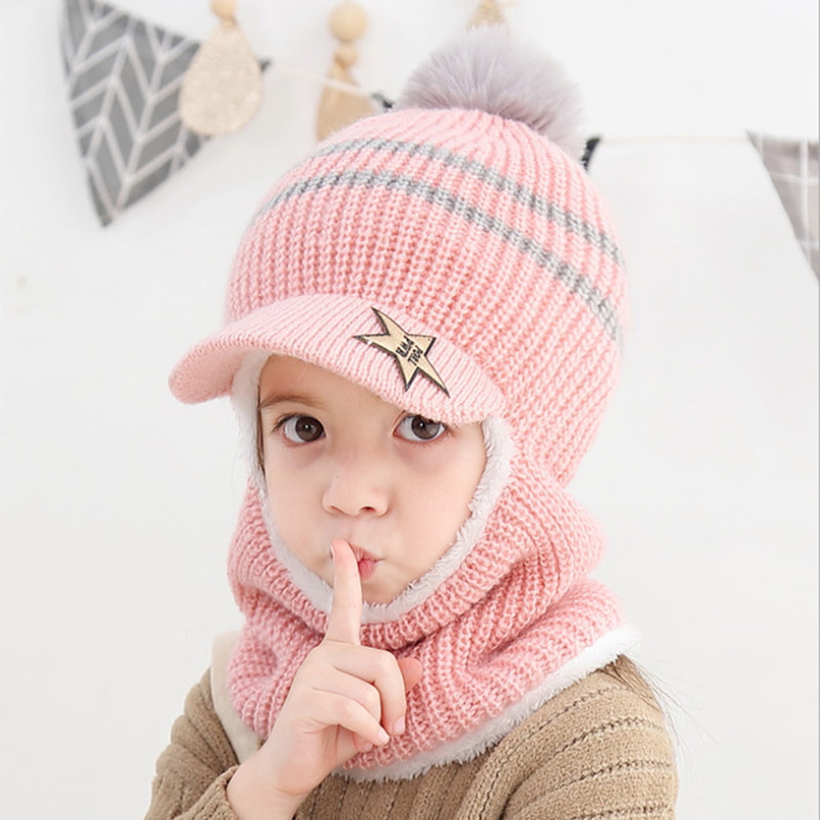 Click here for Tianyuuuu Toddler Ski Knitted Earflap Winter Hat W... prices
