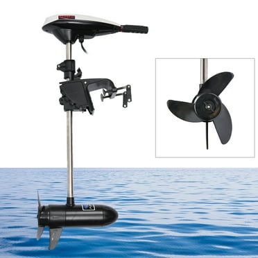 "Costway 86lbs Freshwater Transom Mounted Trolling Motor for Small ...