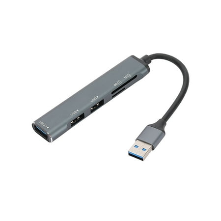 relayinert USB Hub 5 Ports Expansion Portable Docking Station Aluminum ...