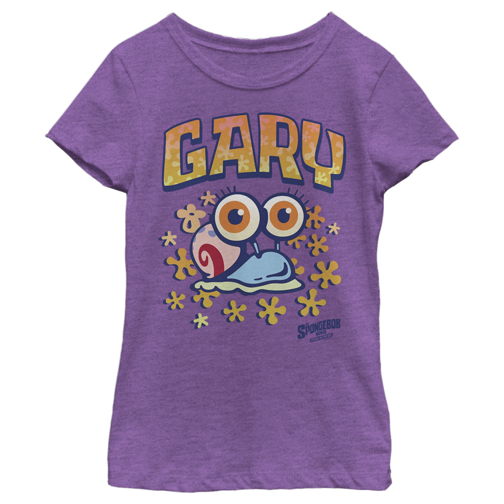 Girl's SpongeBob SquarePants Sponge on the Run Baby Snail Gary Graphic ...