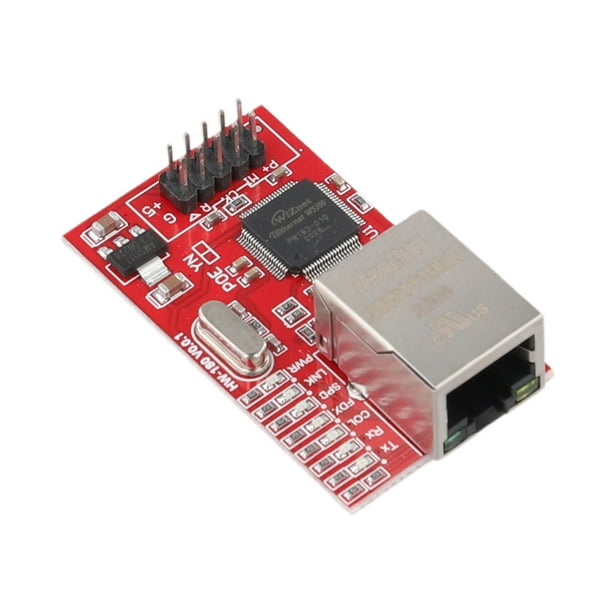Módulo de red W5100 TOP Mini LAN Ethernet Shield, interfaz SPI de 3,3 V para Arduino | Walmart ...
