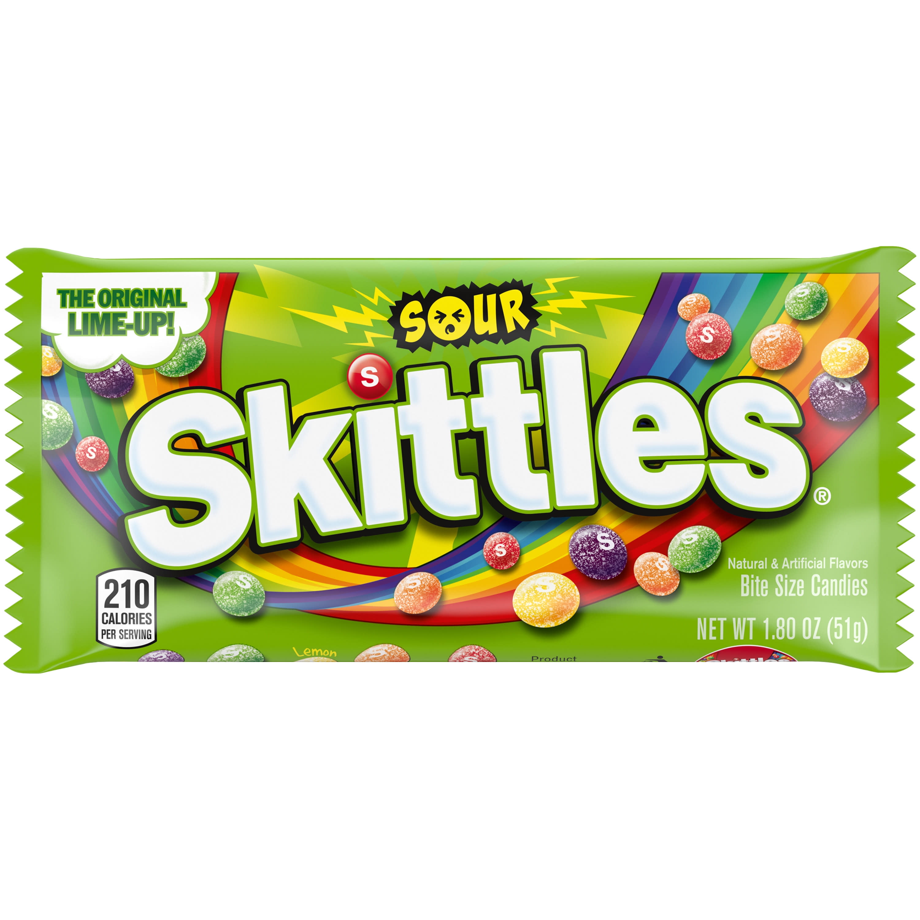Skittles Sour Candy, Full Size - 1.8 oz Bag - Walmart.com Skittles Sour Candy, Full Size - 1.8 oz Bag - Walmart.com
