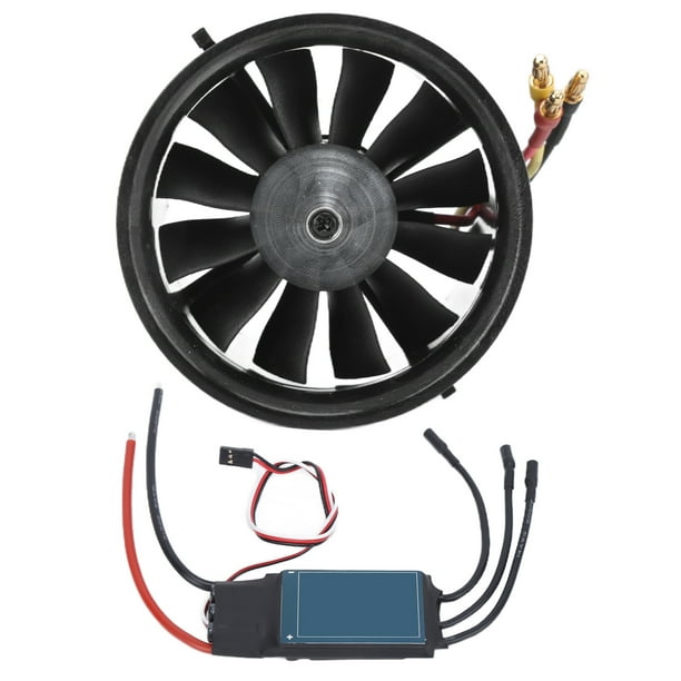 2600KV Motor EDF Ducted Fan Set, QX Motor 70mm EDF Set High Performance ...