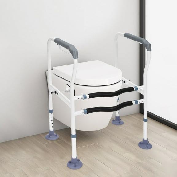 GF Health Lumex Versaframe Toilet Safety Rail, Adjustable Height ...