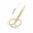 DUAONETS Curved Round Facial Hair Scissors Beard Nose Beard Trimming ... DUAONETS Curved Round Facial Hair Scissors Beard Nose Beard Trimming ...