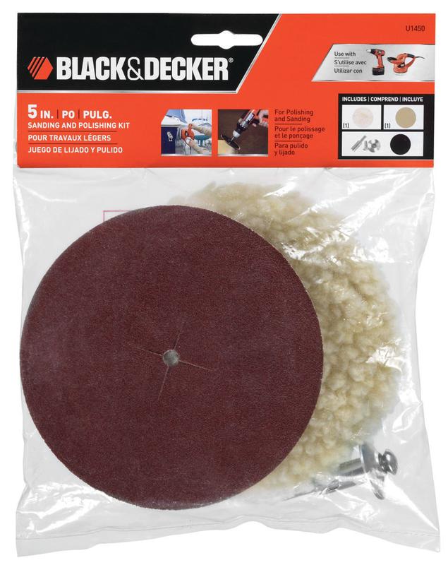 BLACK+DECKER 5" Polishing Sanding Kit - Walmart.com