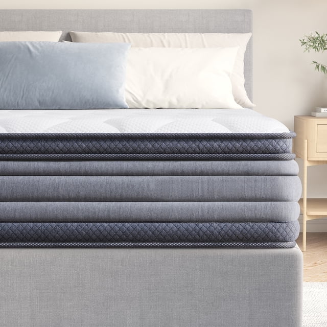 Click here for Queen Mattress  Lecuneey 12 Hybrid Memory Foam & I... prices