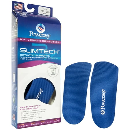 Powerstep Slim-Tech 3/4 Length Orthotics - Walmart.com