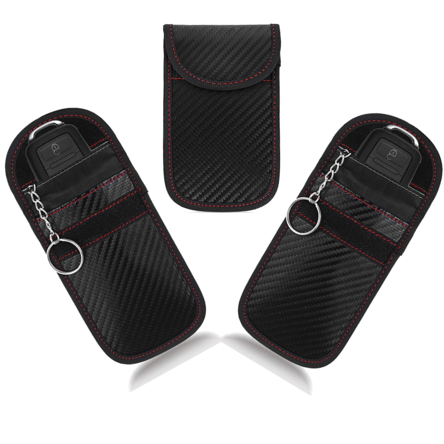 Faraday Key Fob Protector, Scheam 3 Pack Faraday Bags RFID Faraday ...