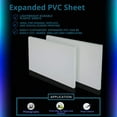 Plastics Raw Materials Expanded PVC Sheet 2 Pack 3mm 1/8 inch 12x12 ...
