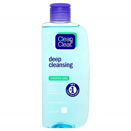 Clean & Clear Sensitive Skin Deep Cleansing Lotion 200ml - Walmart.com
