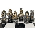 Medieval Times Skull Busts Gothic Fantasy Skeleton Chess Men Set - NO ...