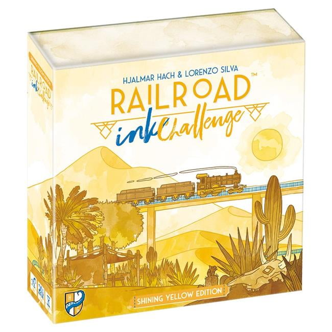 Horrible Guild Game Studio Railroad Ink Challenge Shining Yellow Board ...