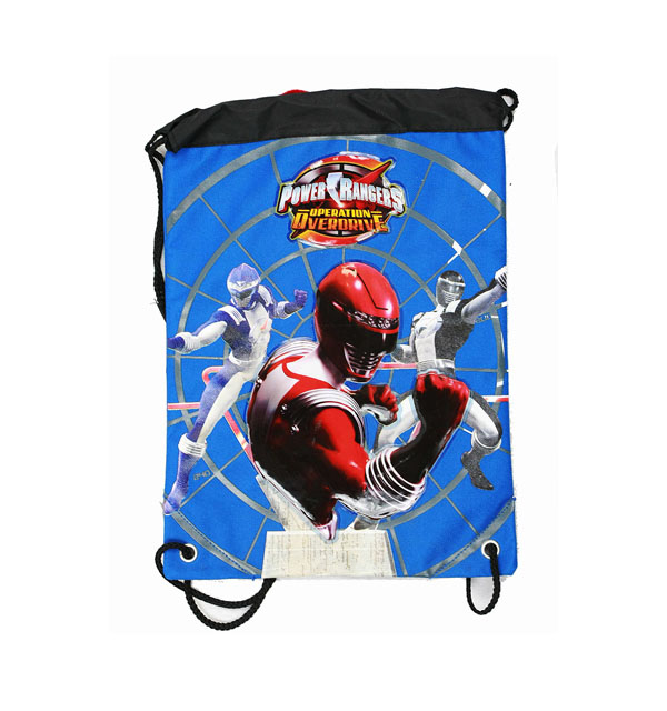 String Backpack - Power Rangers - Red Ranger - Cinch Bag New Boys 30880 ...