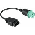 STARLIGHT- 9Pin-16Pin Obd2 Truck Diagnostic Scanner Cable Adapter J1962 ...