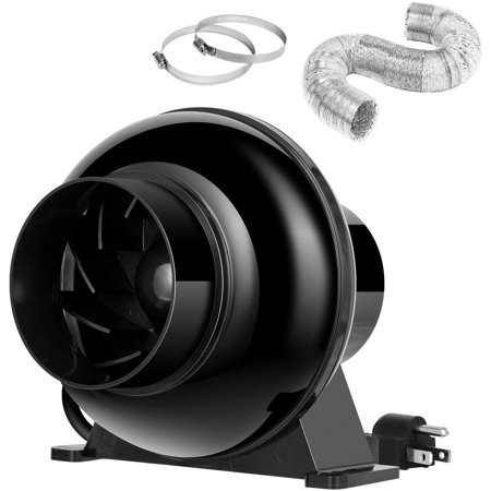 HUACA 4 Inch Inline Ventilation Fan 4 Inch 8 Feet Ducting | Walmart Canada