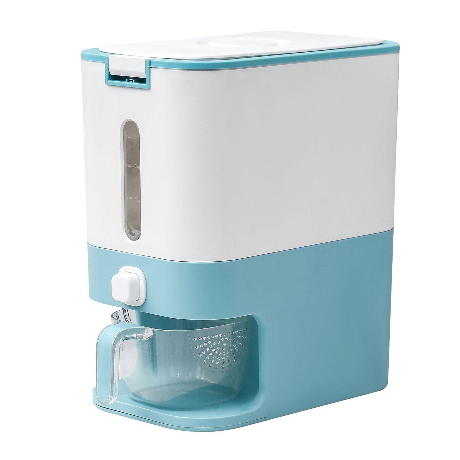 Rice Storage Container - 22 Lbs Cereal Dry Food Storage Box, Automatic ...