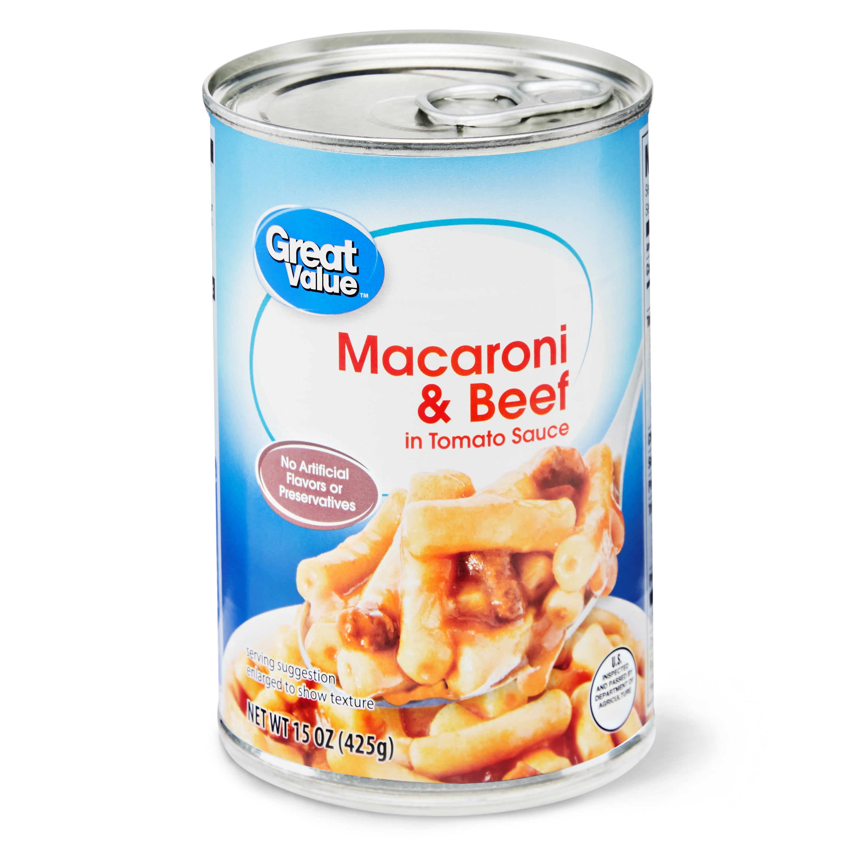 Great Value Macaroni & Beef, 15 oz - Walmart.com