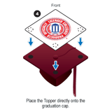 Alice in Wonderland Grad Cap Tassel Topper - Walmart.com