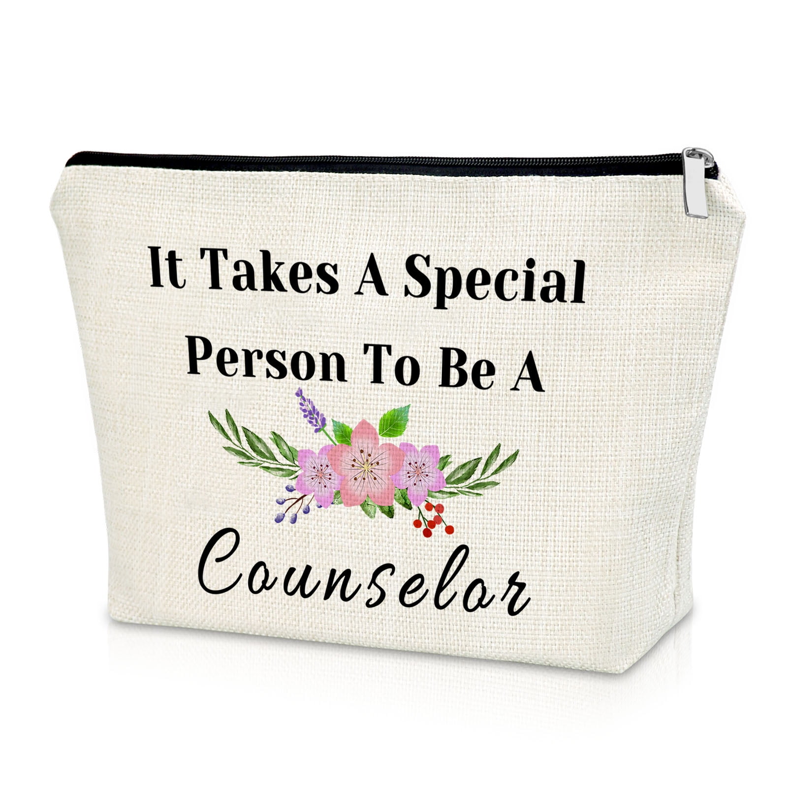 Counselor Gift Makeup Bag Appreciation Gift for Women Mentor Counseling ...