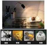 50W Reptile Heat Lamp UVA UVB Bulb Turtle Tank Light with Clip Holder ...