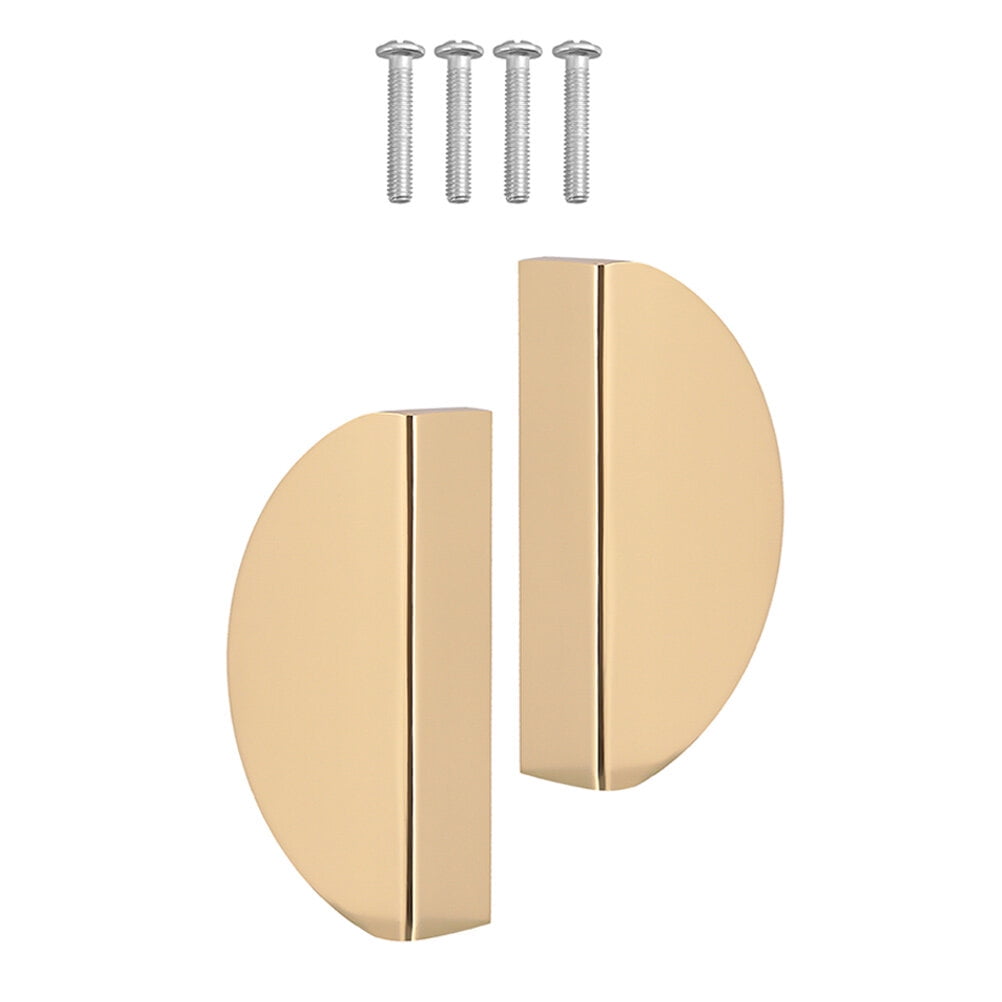 2pcs Half Moon Drawer Pull Handles Semicircle Cabinet Pulls Space ...