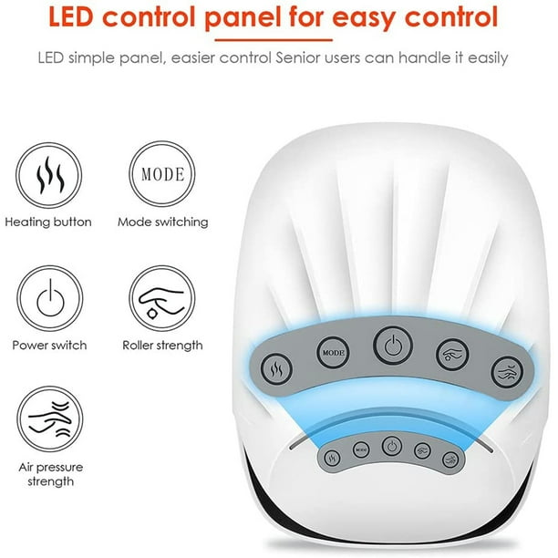 Cordless Hand Roller Massager, Hand Compression Acupressure Massager ...