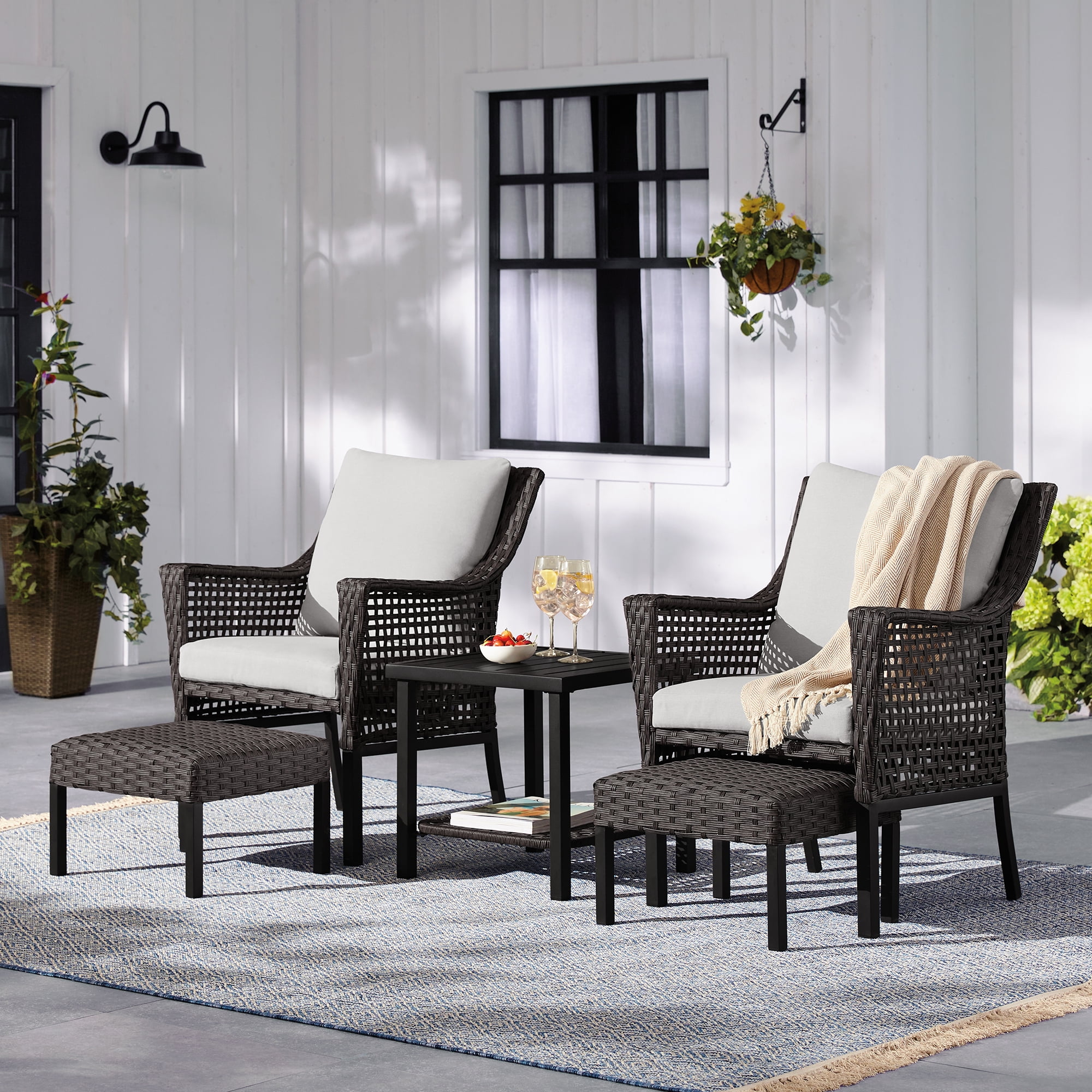 HOMETRENDS Belmont 5-Piece Patio Chat Set - Walmart.ca